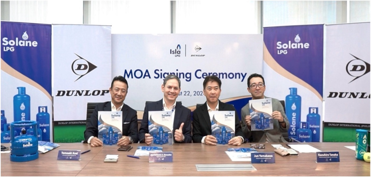 Dunlop International Philippines partners with Isla LPG Corp to Reduce ...